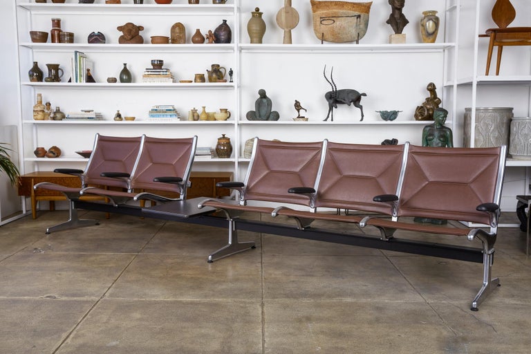 Eames for Herman Miller Seating System in Brown For Sale at 1stDibs
