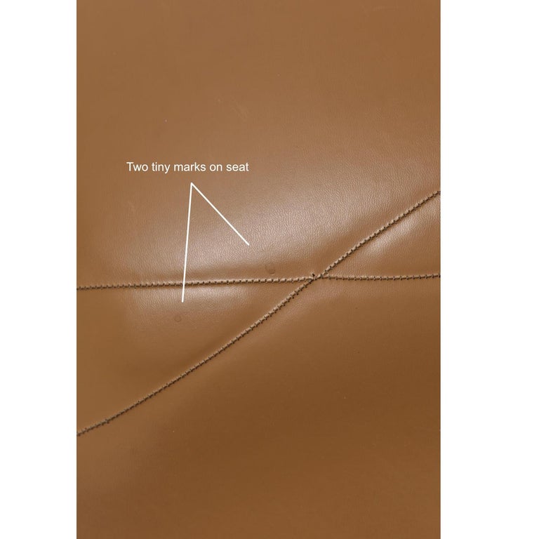 Eames for Herman Miller Stacking Brown Naugahyde DSS Shell Chairs 20 ...