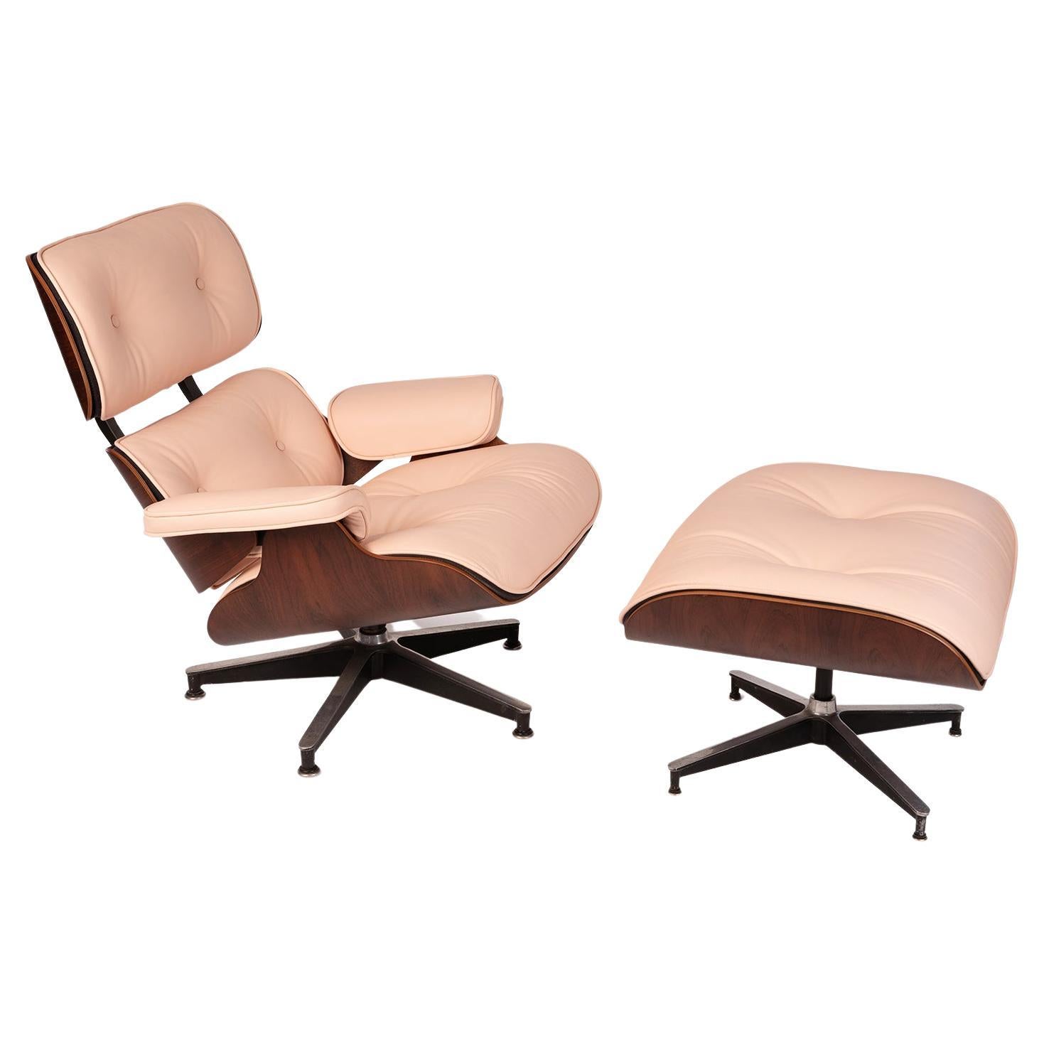 Herman Miller Eames Rosewood Lounge Chair and Ottoman at 1stDibs