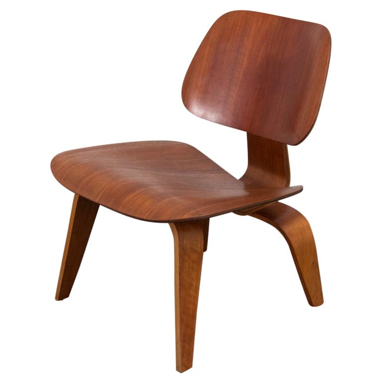 Eames LCW in Dark Walnut at 1stDibs