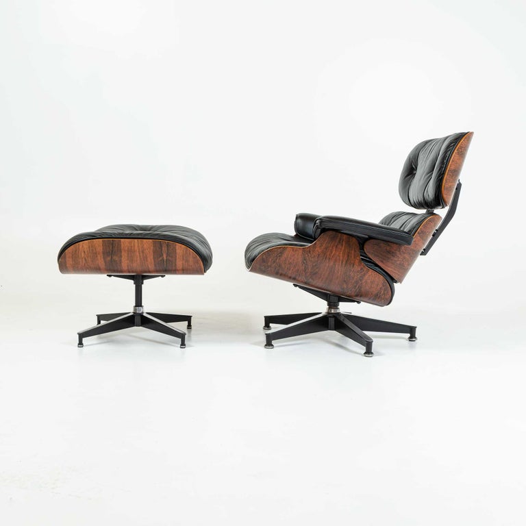 Eames Lounge Chair and Ottoman 670/671 Third Gen Rosewood Restored ...