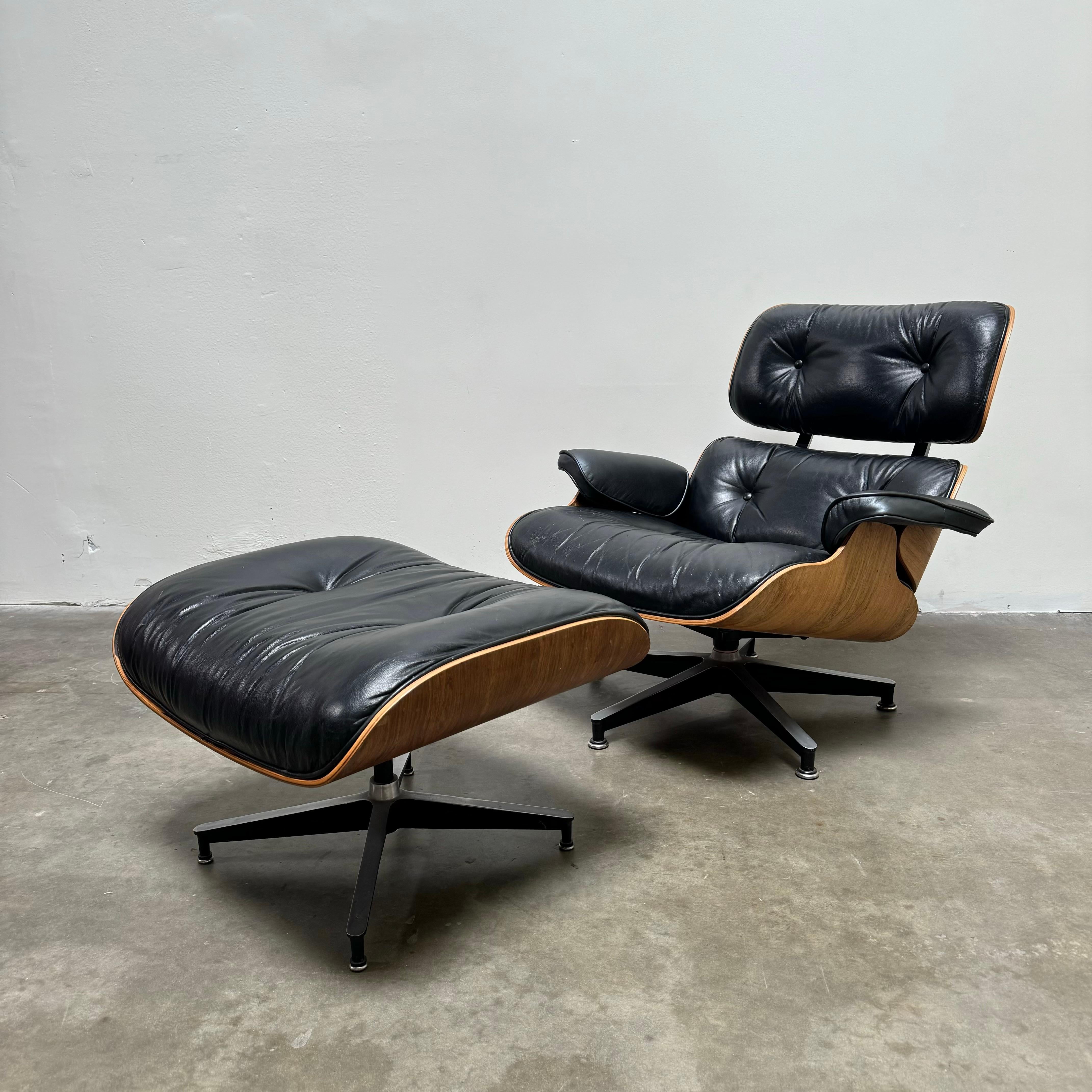Eames Lounge Chair and Ottoman produced by Herman Miller, USA 1970s For ...
