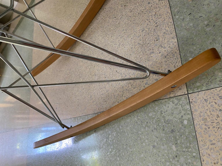 Eames Molded Armchair, Rocker Base designed by Charles and Ray Eames at ...