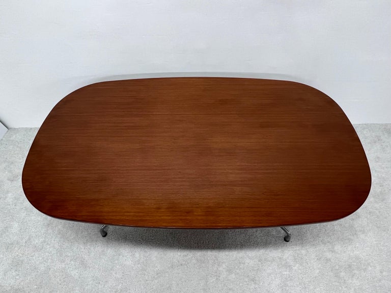 Eames "Segmented Base" Table with Stained White Oak Top for Herman ...