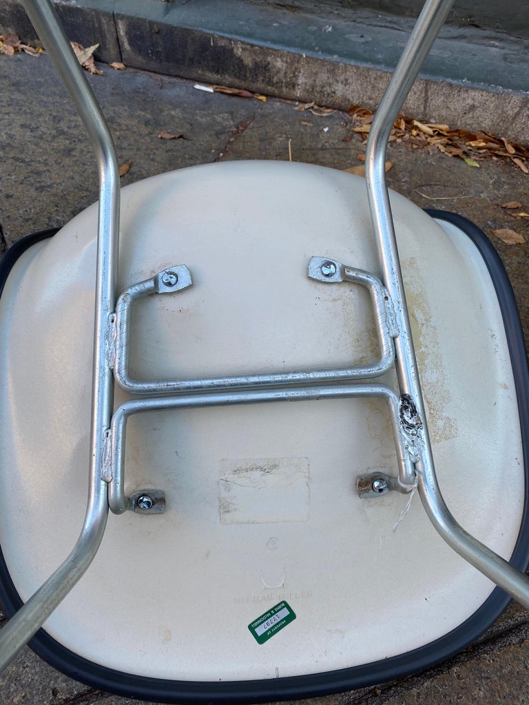 Eames Side Shell with Original Girard Fabric at 1stDibs