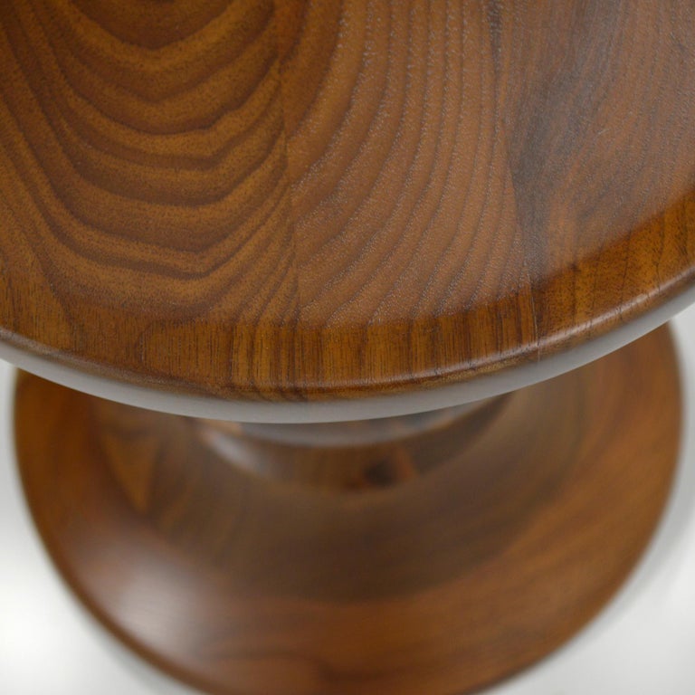 Eames Time Life Walnut Stool by Herman Miller at 1stDibs