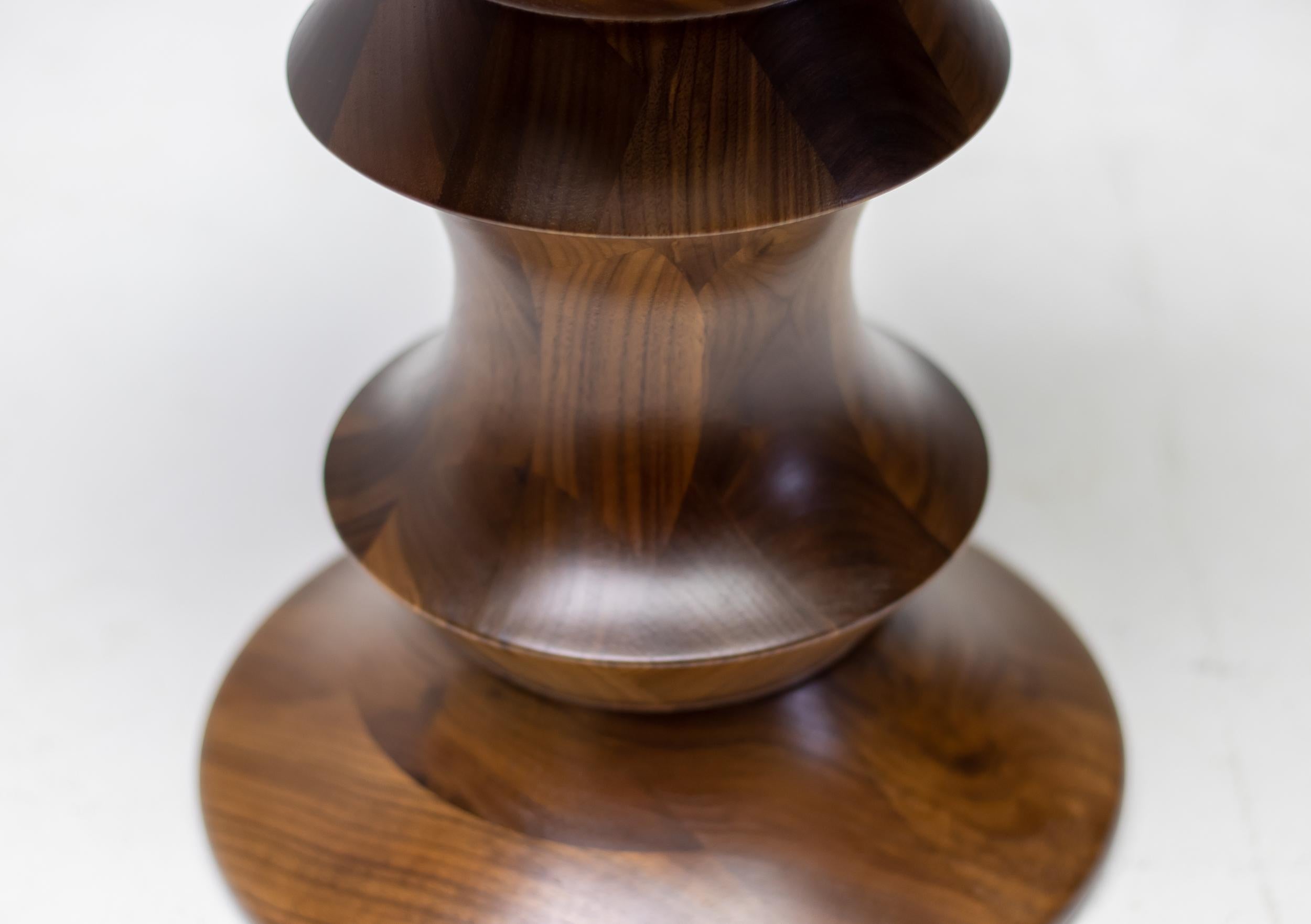 Eames Time Life Walnut Stool For Sale at 1stDibs
