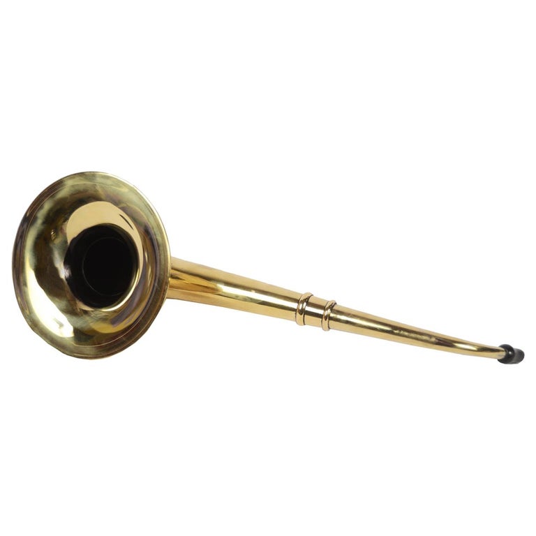 1930s English Ear Trumpet Made of Brass and Bakelite Antique Medical ...