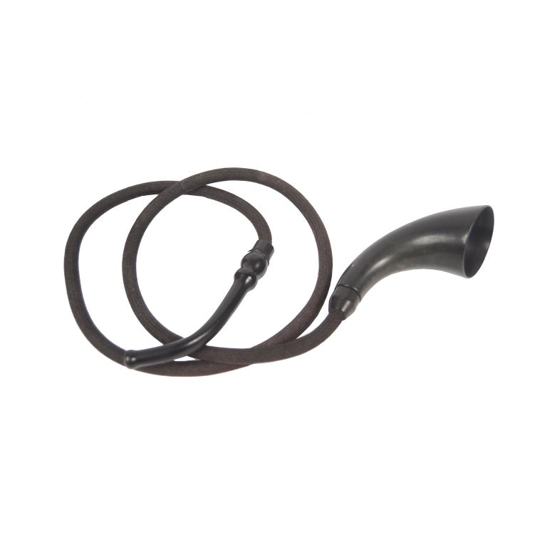German 1900s Antique Ear Trumpet medical instrument Made of Ebonite and ...