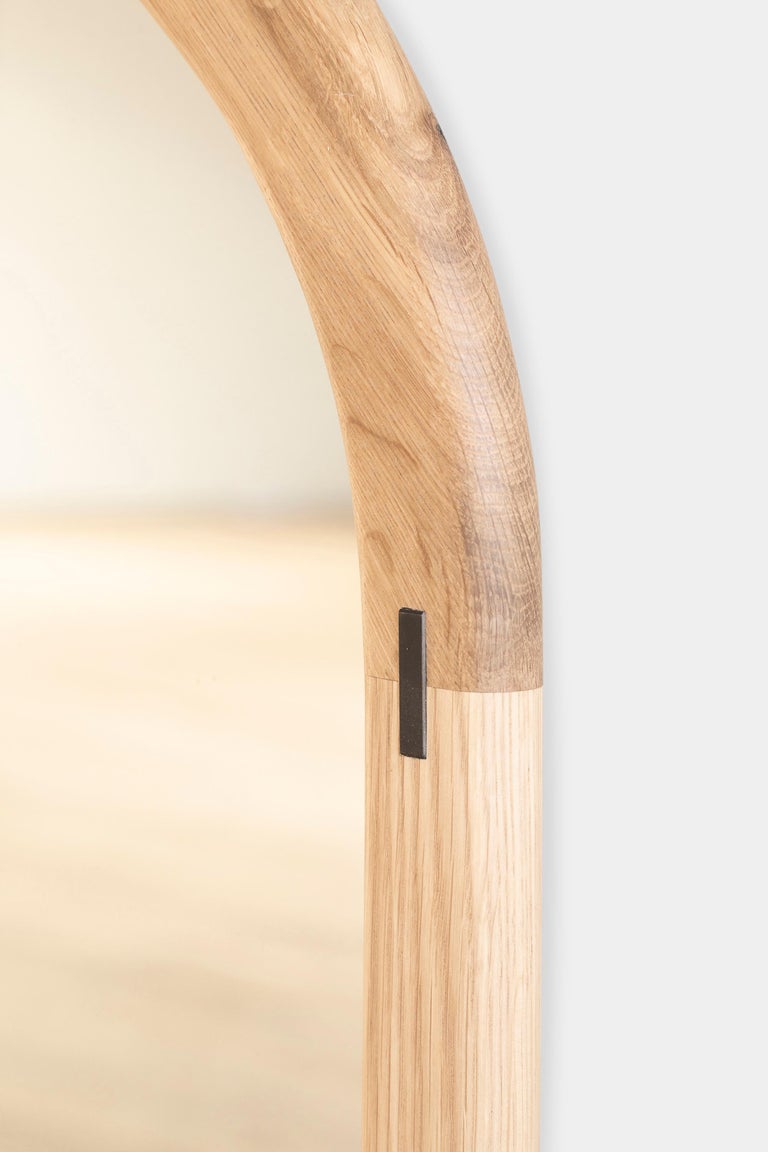 Earl Hand Crafted Solid Walnut Mirror For Sale at 1stDibs