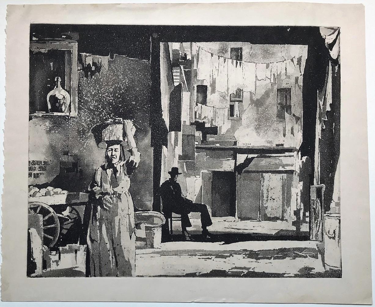 Earl Horter - Old Chinatown (New York) at 1stDibs | earl horter