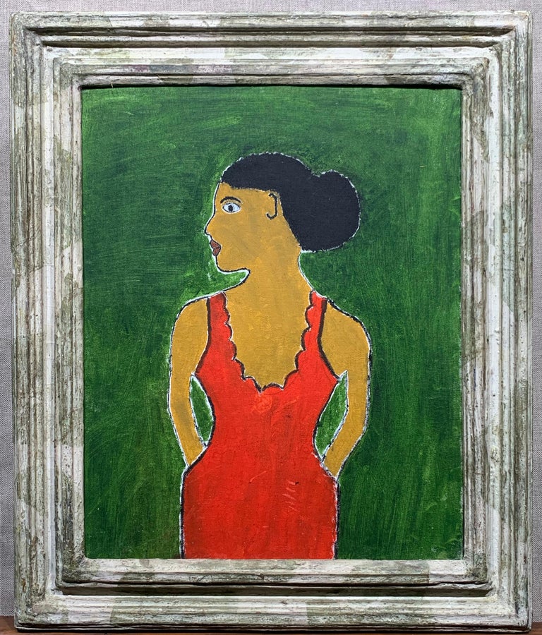 Earl Swanigan - Madame X (Outsider Artist Female Portrait) For Sale at ...