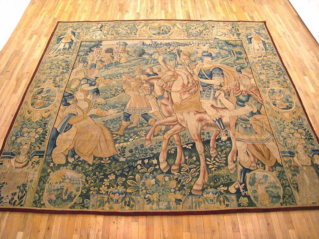 Early 17th Century Flemish Historical Tapestry with the Roman General ...