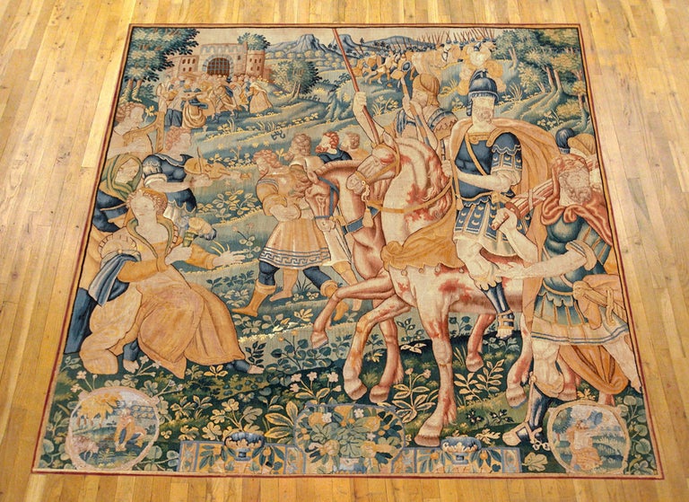 Early 17th Century Flemish Historical Tapestry with the Roman General ...