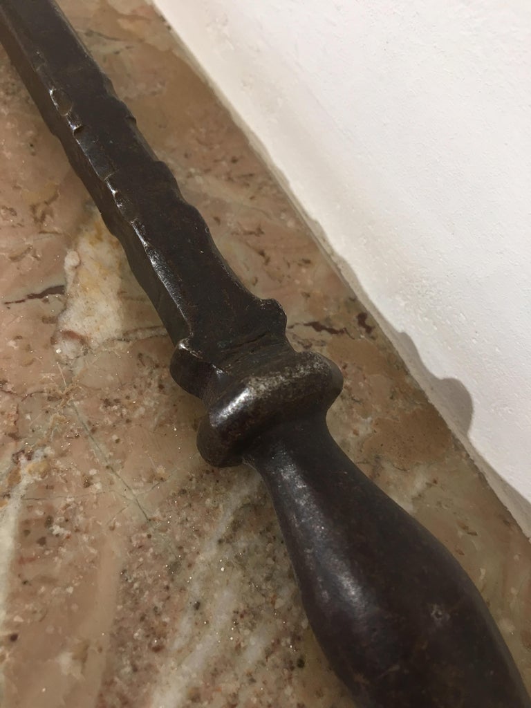 Early 18th Century Fireplace Poke / Poker For Sale at 1stDibs