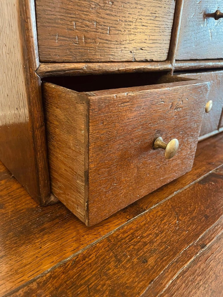 Early 18th Century Antique Oak Nest of Drawers For Sale at 1stDibs