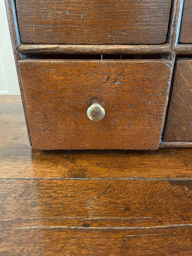 Early 18th Century Antique Oak Nest of Drawers For Sale at 1stDibs