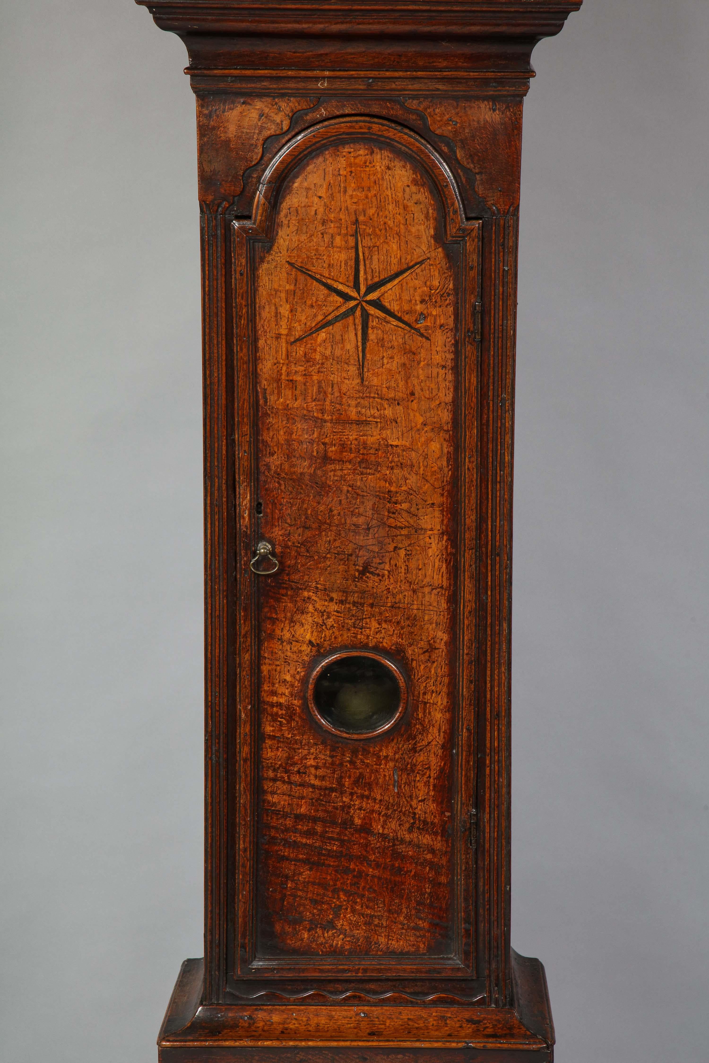 Early 18th Century Brass Dial Clock at 1stDibs