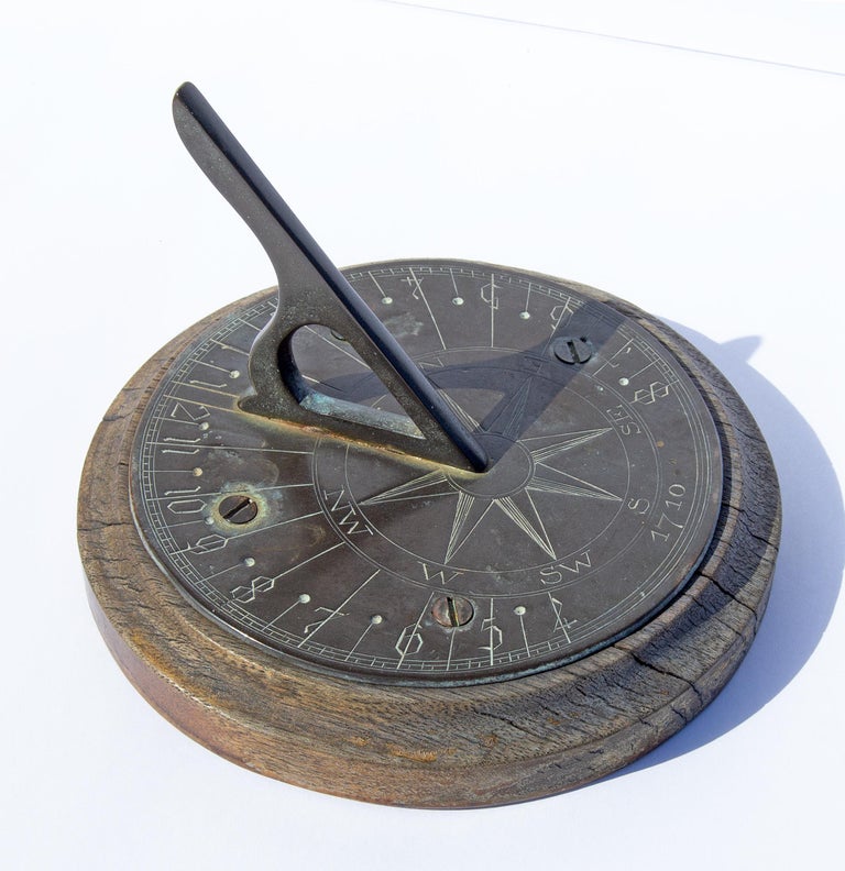 Early 18th Century Bronze Sundial at 1stDibs