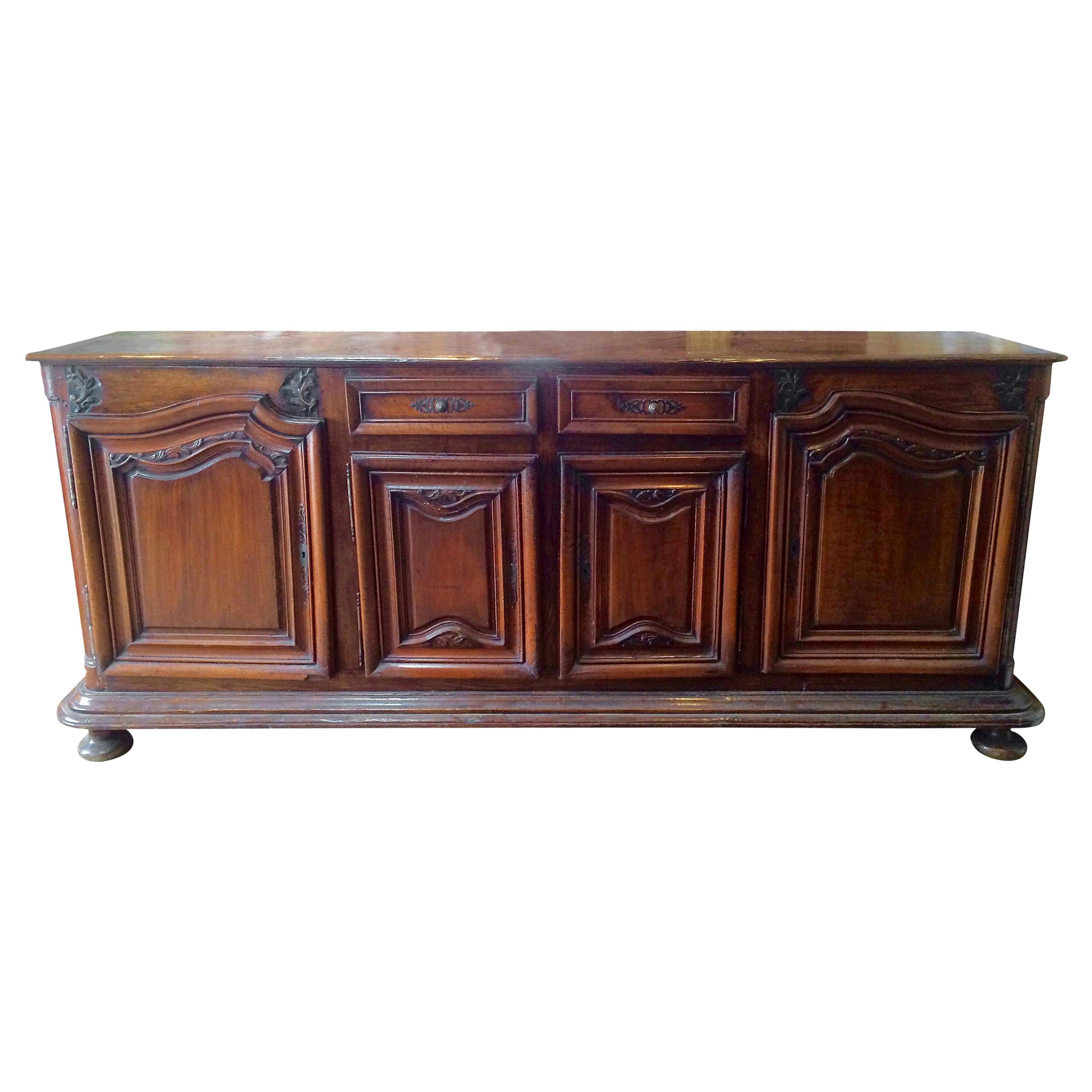 French Provincial Three Door Buffet For Sale at 1stDibs