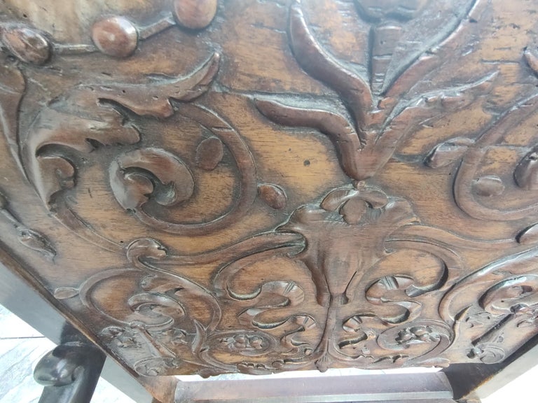 Early 18th Century Hand Carved with Figures Italian Renaissance ...