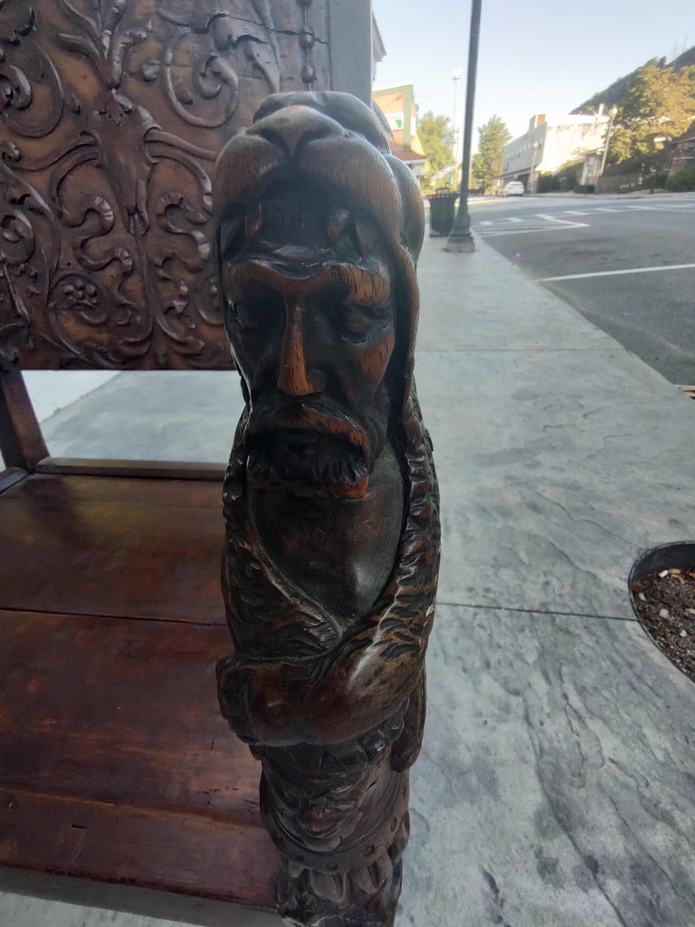 Early 18th Century Hand Carved with Figures Italian Renaissance ...