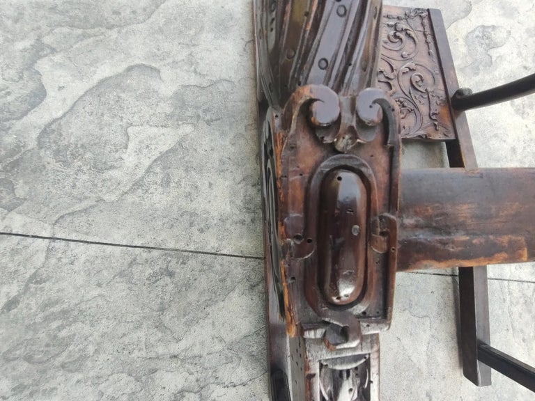 Early 18th Century Hand Carved with Figures Italian Renaissance ...