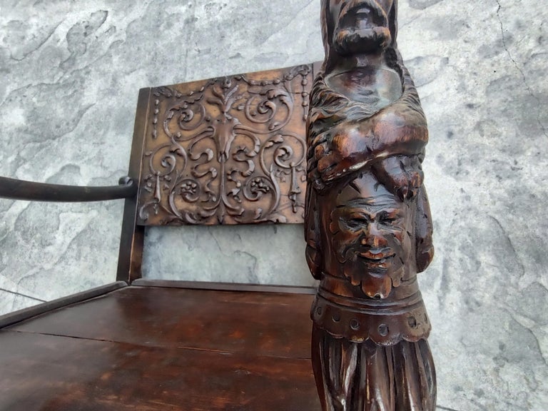 Early 18th Century Hand Carved with Figures Italian Renaissance ...