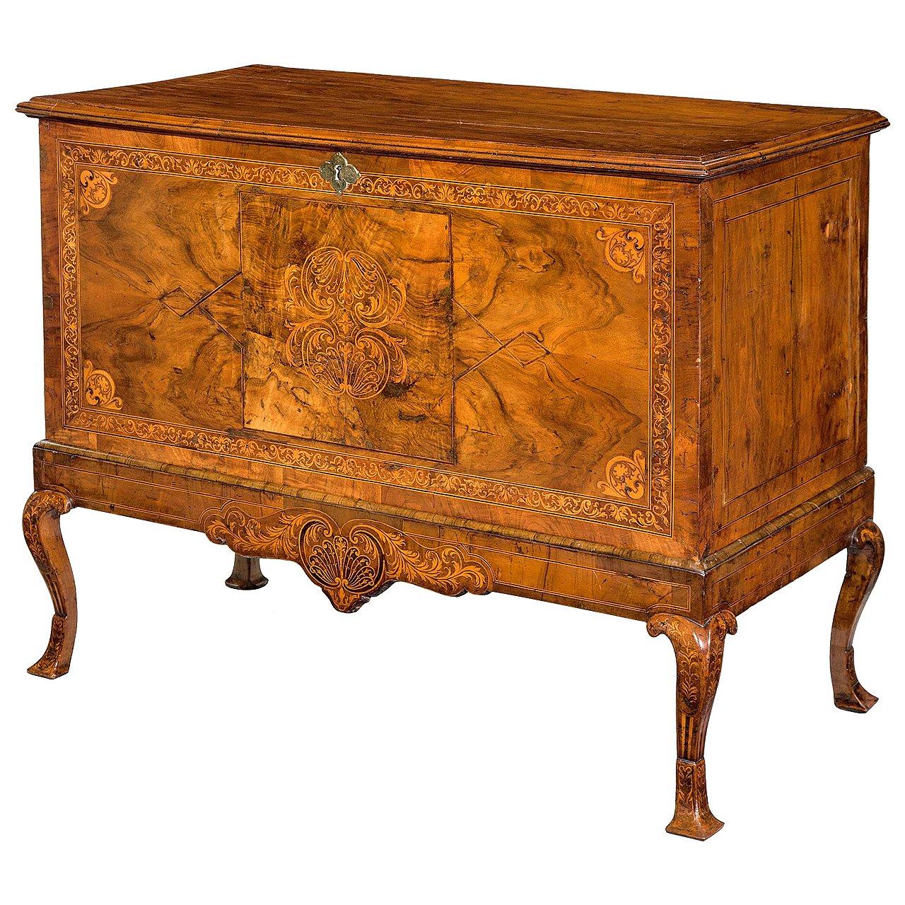Early 18th Century Irish Dower Chest at 1stDibs
