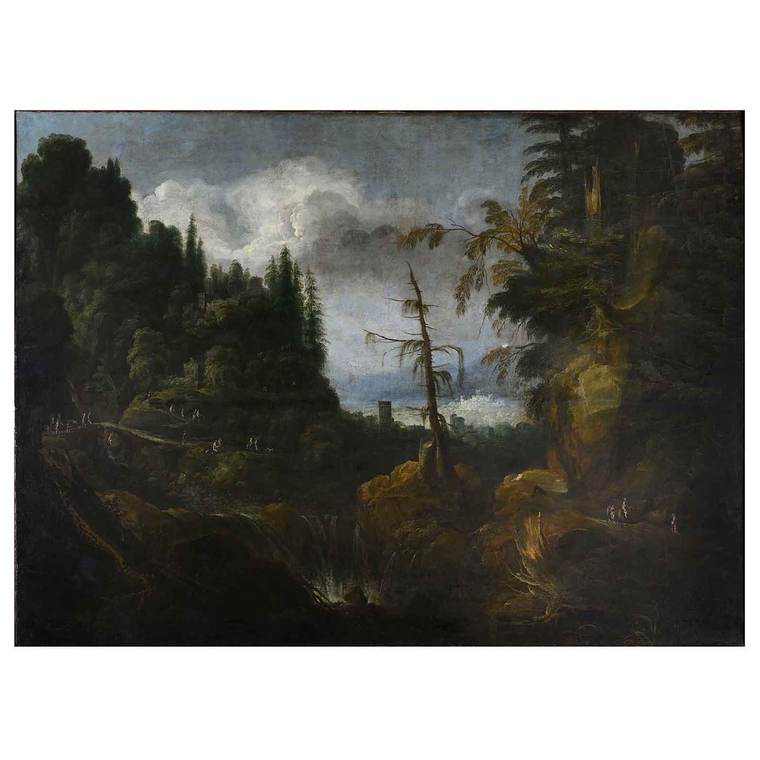 Dutch Baroque Landscape by Meindert Hobbema at 1stDibs