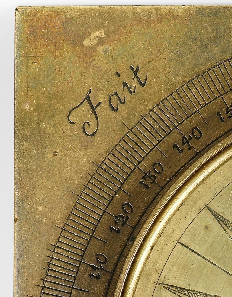 Early 18th Century Italian Compass, Pierre de Baillou, Milan For Sale ...