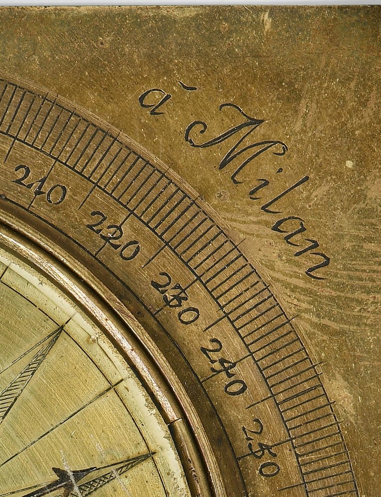 Early 18th Century Italian Compass, Pierre de Baillou, Milan For Sale ...