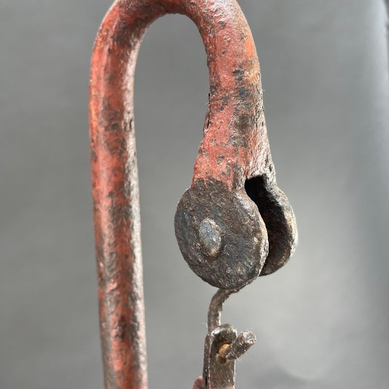 Early 18th Century Italian Large Weight Scale, 1715 For Sale at 1stDibs