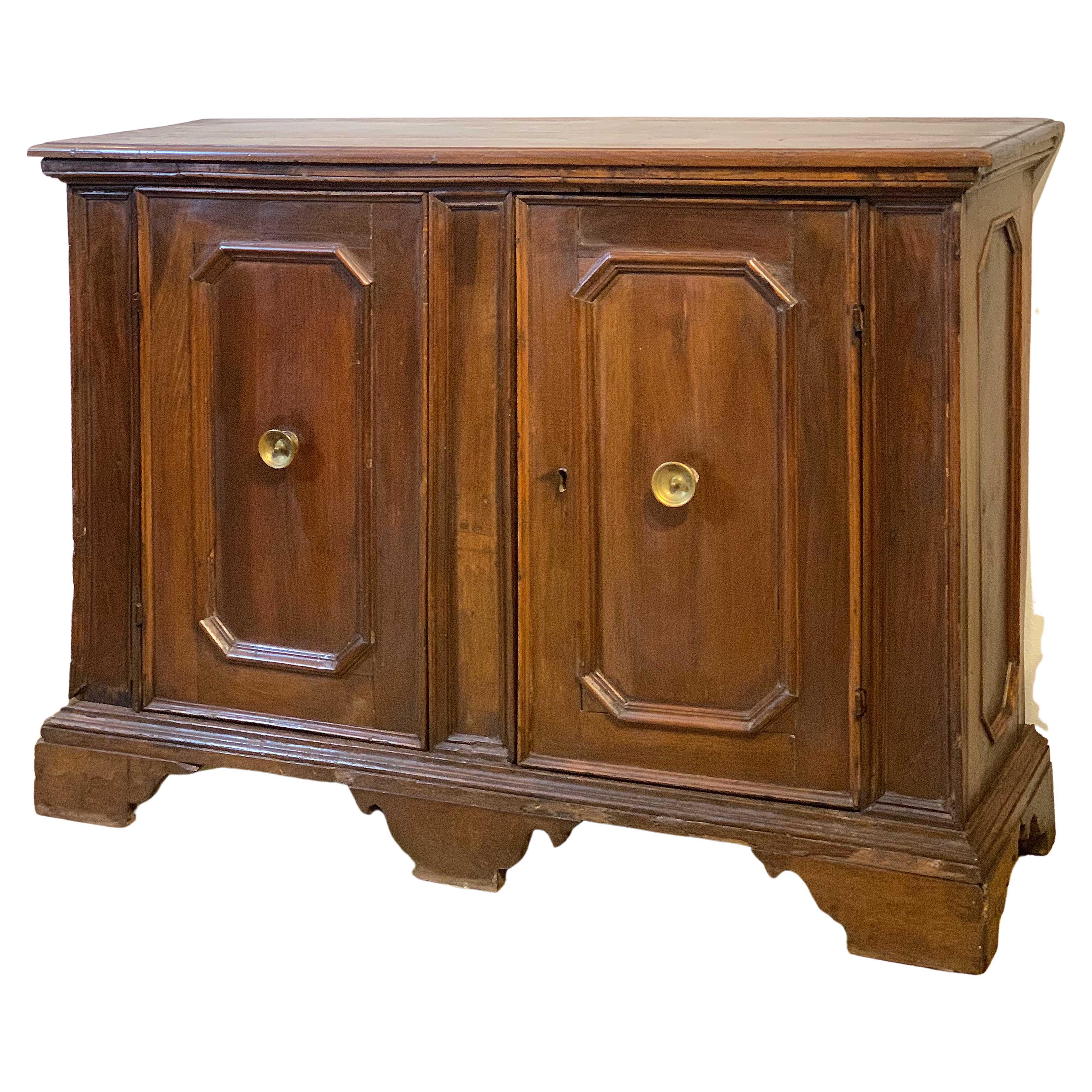 18th Century Important Tuscany Renaissance Sideboard Credenza, in Solid ...