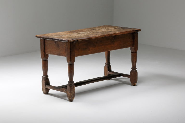 Early 1900s Antique French Side Table with Glowing Patina For Sale at ...