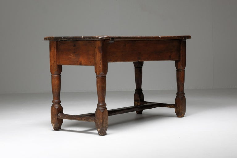 Early 1900s Antique French Side Table with Glowing Patina For Sale at ...