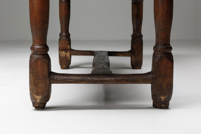 Early 1900s Antique French Side Table with Glowing Patina For Sale at ...