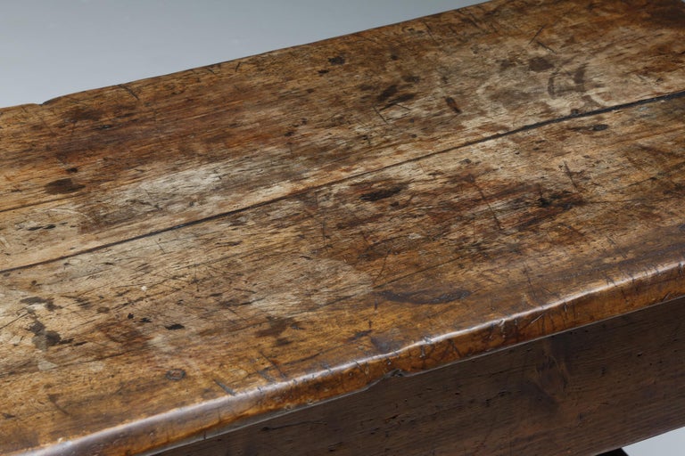 Early 1900s Antique French Side Table with Glowing Patina For Sale at ...