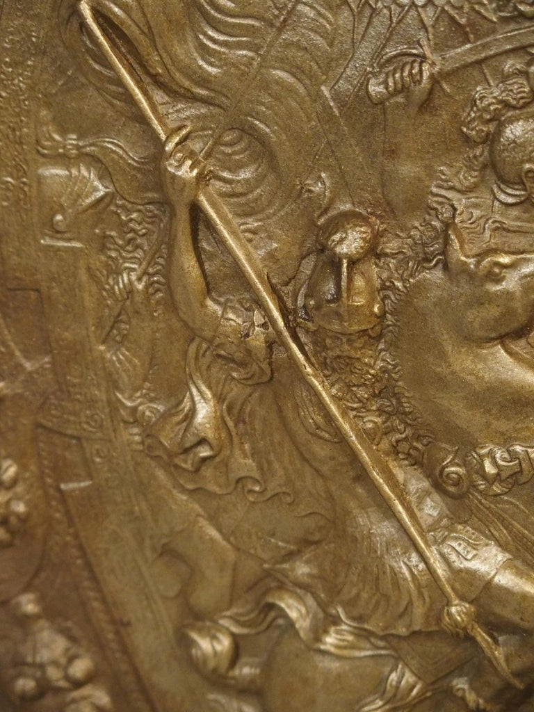 Early 1900s Cast Iron Parade Shield from France at 1stDibs | cast iron ...