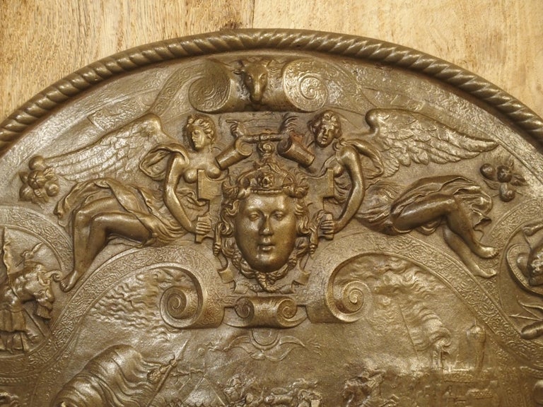 Early 1900s Cast Iron Parade Shield from France at 1stDibs | cast iron ...