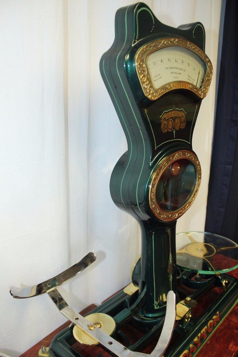 Early 1900s Dayton 8oz Computing Scale Co. Style 221 For Sale at 1stDibs