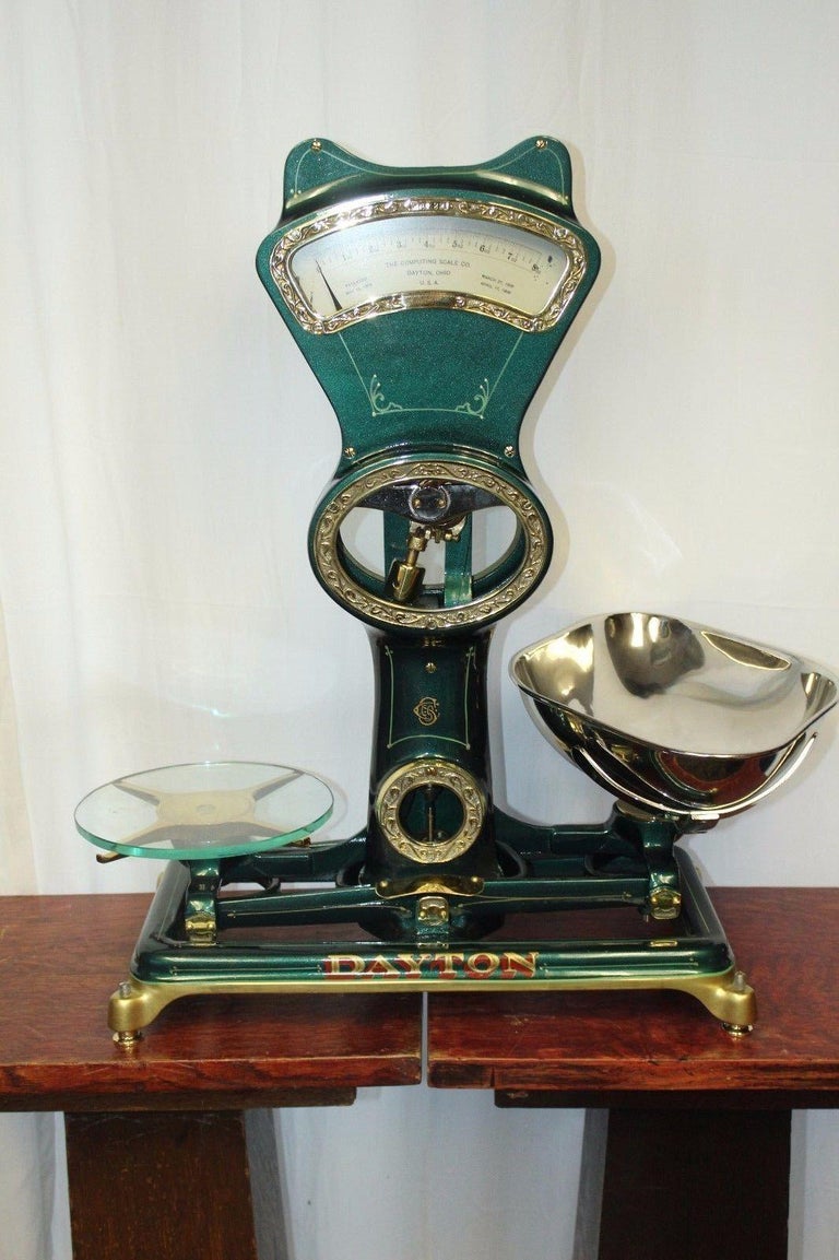 Early 1900s Dayton 8oz Computing Scale Co. Style 221 For Sale at 1stDibs
