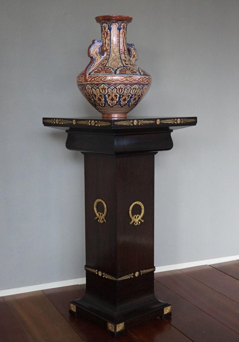 Stunning Antique Empire Style, Coromandel and Gilt Bronze Sculpture ...