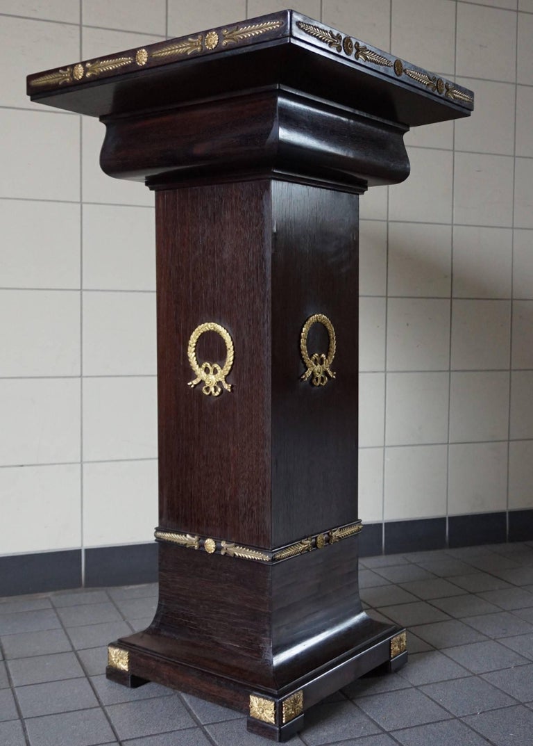 Stunning Antique Empire Style, Coromandel and Gilt Bronze Sculpture ...