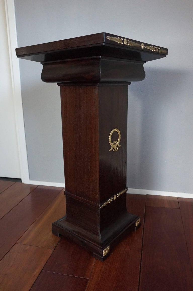 Stunning Antique Empire Style, Coromandel and Gilt Bronze Sculpture ...