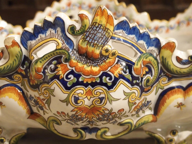 Early 1900s Faience Group from Rouen France For Sale at 1stDibs