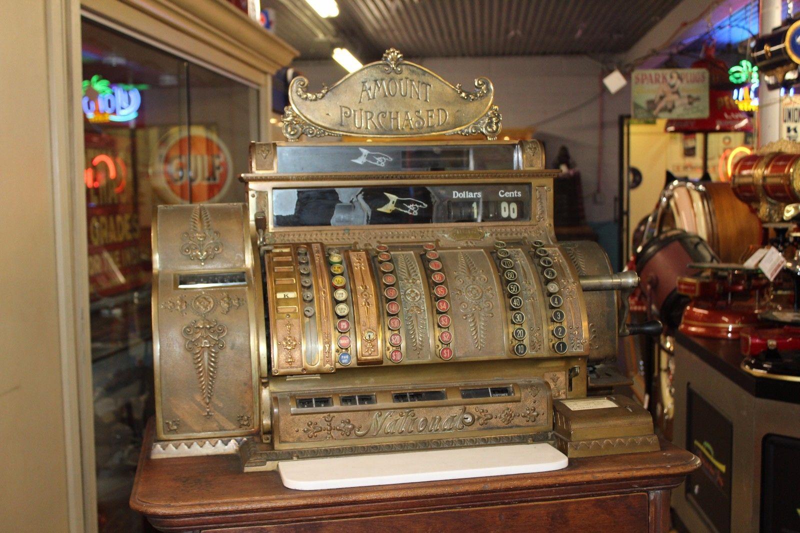 Early 1900s National Cash Register Floor Mod 562.6 Unrestored For Sale ...