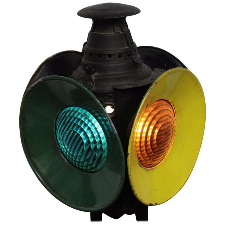 Early 1900s Railway Switch Lamp Railroad Light For Sale at 1stDibs