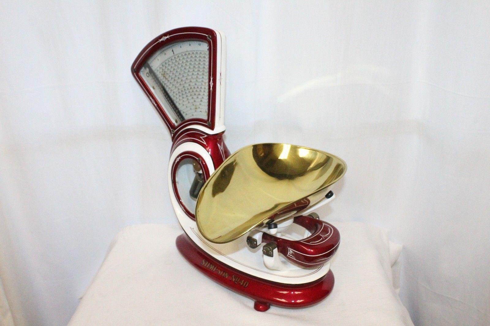 Early 1900s Stimpson No.40 Vintage Leaner Candy Scale For Sale at 1stDibs