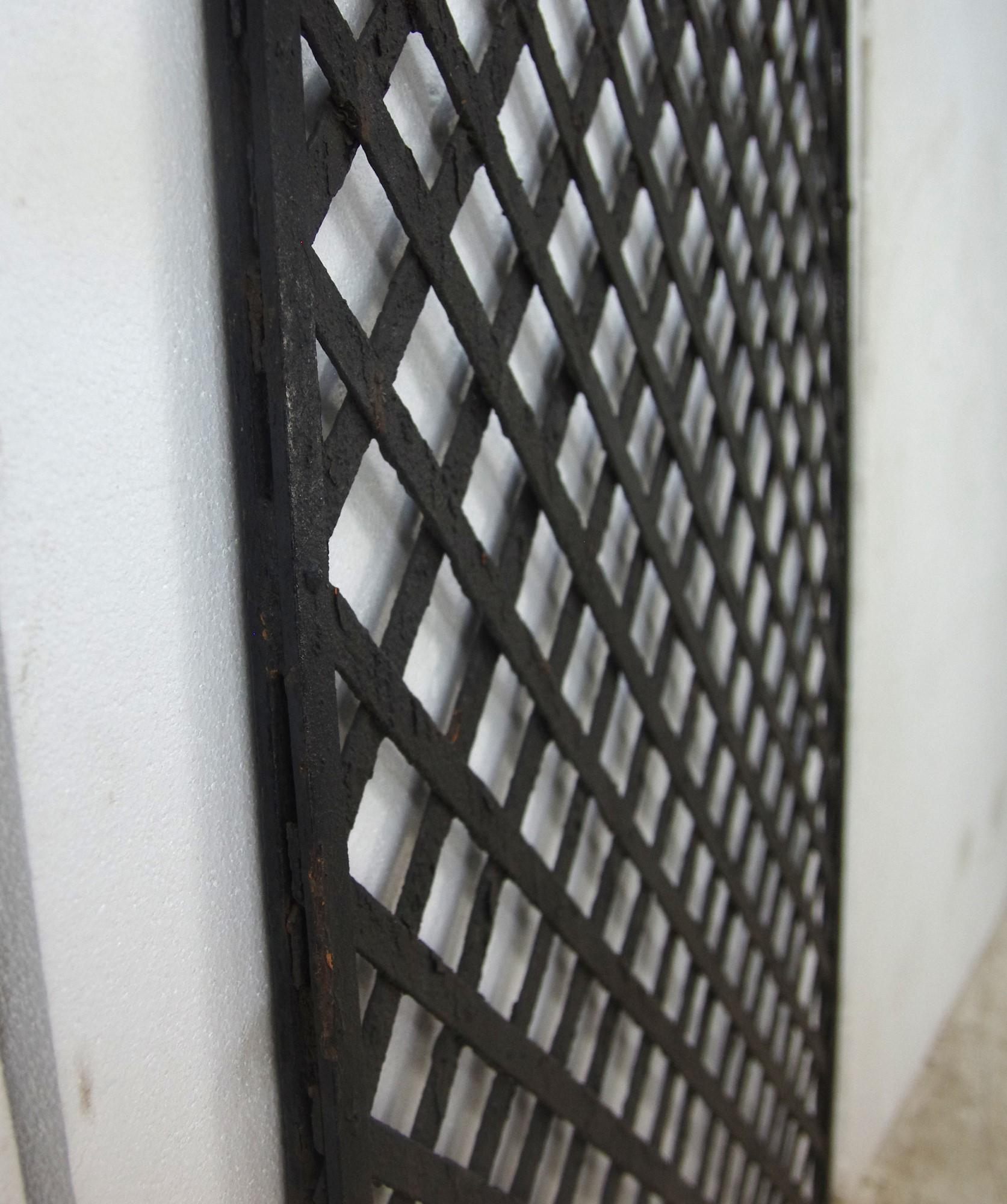 Early 1910s Woven Iron Brooklyn Brownstone Gate Semi Arched For Sale at ...